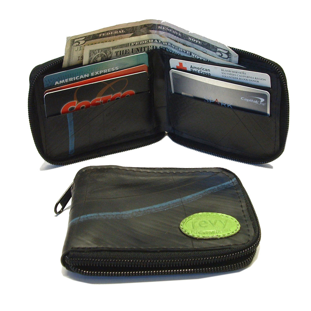 Recycled Rubber Tire Zippered Wallet – Taraluna - Fair Trade, Organic ...